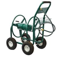 China Portable Heavy Duty Garden Lawn Water Hose Reel Storage Cart 19kg Capacity with Wheels for sale