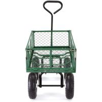 China Versatile Steel Mesh Garden Trolley Cart for All Your Gardening Tasks for sale