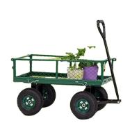 China Versatile Steel Mesh Garden Trolley Cart for All Your Gardening Tasks for sale