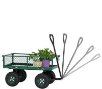 China Versatile Steel Mesh Garden Trolley Cart for All Your Gardening Tasks for sale