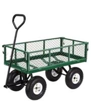China Versatile Steel Mesh Garden Trolley Cart for All Your Gardening Tasks for sale