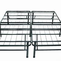 China Metal Double Folding Bed Frame With Storage Space for Queen Size in Hotel Design Style for sale