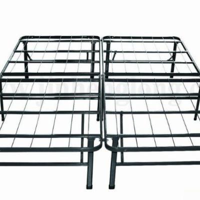 China Metal Double Folding Bed Frame With Storage Space for Queen Size in Hotel Design Style for sale