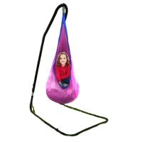 China Hammock Swing Chair With Stand Customized Color Seat for Your Indoor or Outdoor Space for sale