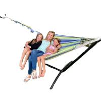 China Mail Packing Outdoor Garden Hammock With Stand Easy Collapsible and Convenient Swing for sale