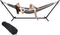 China Outdoor Activity 300LBS Hammock With Stand Perfect for Relaxing and Enjoying Nature for sale