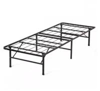 China Black Loft Bed and Folding Queen Bed Frame for Bedroom Furniture Sale for sale