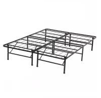China Black Loft Bed and Folding Queen Bed Frame for Bedroom Furniture Sale for sale