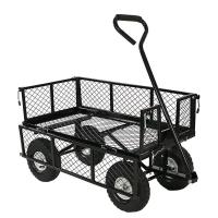 China Heavy-Duty Camping Wagon with 200KGS Weight Capacity and Foldable Oxford Fabric for sale