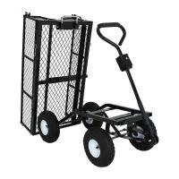 China Heavy-Duty Camping Wagon with 200KGS Weight Capacity and Foldable Oxford Fabric for sale