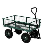 China 300LBS Heavy Duty Lawn Garden Yard Trolley Wagon Cart for Tools for sale
