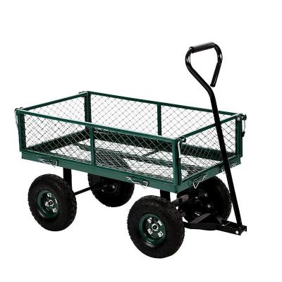 China Qingdao Port Four-wheel Mesh Trolley Moving Carts with Dimension L x W x H of 86*46*85 for sale