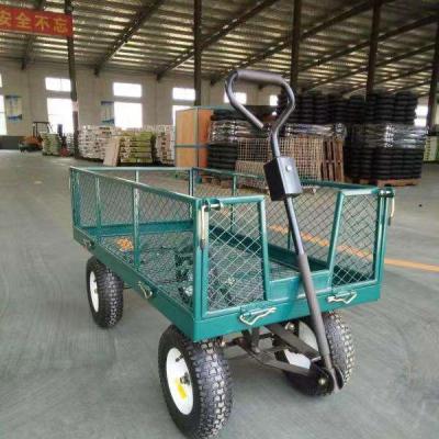 China Conveniently-sized Four-wheel Mesh Trolley Cart with 500KGS Weight Capacity for sale