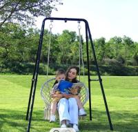 China Customized Color A Shape Hanging Chair Hammock Stand for Versatile Outdoor and Indoor for sale