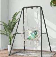 China Customized Color A Shape Hanging Chair Hammock Stand for Versatile Outdoor and Indoor for sale