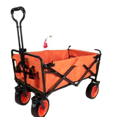 China Versatile Four-wheel High Bearing Weight Folding Utility Wagon for Camping and Hiking for sale