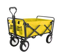 China Versatile Four-wheel High Bearing Weight Folding Utility Wagon for Camping and Hiking for sale