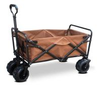 China Popular Fun Camping Hand Trolley with Collapsible Design Dimension L x W x H 86*46*85 for sale
