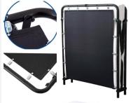 China Foldable Guest Bed with Memory Foam Mattress and Portable Metal Frame Easy Storage Space for sale