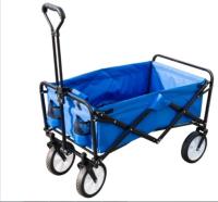 China Collapsible Outdoor Garden Beach Folding Wagon with Four-wheel Portable and Practical for sale