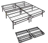China Modern Home Office Folding Metal Bed for Adults Single Size Steel Frame Furniture for sale