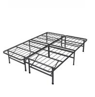 China Modern Home Office Folding Metal Bed for Adults Single Size Steel Frame Furniture for sale