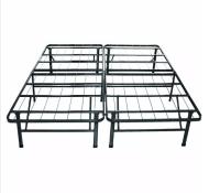 China Modern Home Office Folding Metal Bed for Adults Single Size Steel Frame Furniture for sale