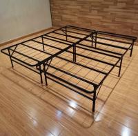 China Mail Packing Y Black Steel Folding Bed Bases for Double Beds Hassle-Free Shipping for sale