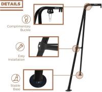 China Indoor/Outdoor Hanging Chair Stand Only Stand with Foldable Design Hammock Stand for sale
