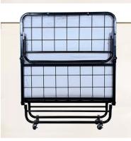 China Mail Packing Y Black Metal Folding Bed Furniture for Single and Double Modern Style for sale