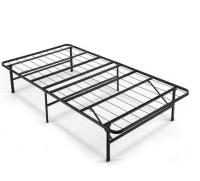 China Metal Tube Platform California King Bed Frame With Storage for Modern Bedroom Furniture for sale