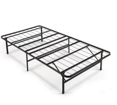 China Metal Tube Platform California King Bed Frame With Storage for Modern Bedroom Furniture for sale