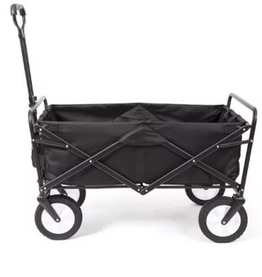 China Outdoor Camping Collapsible Wagon Folding Utility Trolley Cart With Adjustable Handle for sale