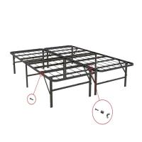 China Steel Slat Bi-fold Bed Base The Perfect Addition to Your Bedroom for Better Sleep for sale