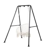 China Patio Round Handmade Balconies Terraces Comfortable Tassel Swing Sturdy And Durable Hanging Chair for sale