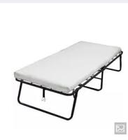 China Portable Metal Folding Bed for Bedroom School Hospital Living Room Apartment Easy Removal and Versatile for sale