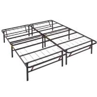 China King House Bedroom Smart Base Metal Platform Bed Frame with Foldable and Morden Design for sale
