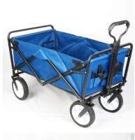 China 86*46*85 Dimension Camping Cart Green Collapsible Foldable Wagon for Family Camping for sale