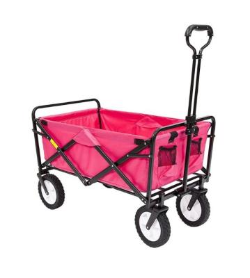 China Collapsible Folding Beach Wagon Portable Camping Cart Trail for Outdoor Garden and Beach for sale