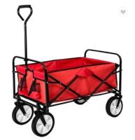 China Collapsible Folding Beach Wagon Portable Camping Cart Trail for Outdoor Garden and Beach for sale