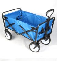 China 300LBS Iron Collapsible Outdoor Fishing Picnic Foldable Camping Wagon Utility Trolley for sale
