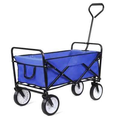 China 86*46*85 Dimension Collapsible Folding Outdoor Utility Wagon Cart 300LBS Red Black Blue for sale