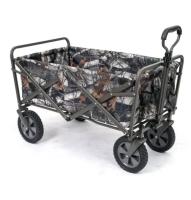 China Four-wheel Customized Outdoor Camping Cart Folding Rolling Carts Camping Wagon for Qingdao Port of Loading for sale