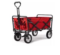 China Qingdao Port Iron Collapsible Folding Camping Outdoor Utility Wagon Cart for Easy Storage for sale