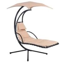 China Hotel Outdoor Hanging Hammock Chair Foldable Garden Swing Chair 300LBS Capacity for sale