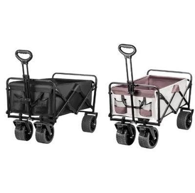China Qingdao Port Loading Heavy Duty Outdoor Garden Camping Cart with 260KGS Weight Capacity for sale