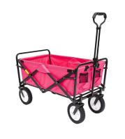 China Collapsible Hand Cart Trolley 300LBS Four Wheel for Folding Beach Wagon and Camping for sale