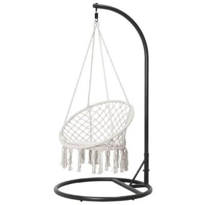 China Toddlers And Adults Fringes Patio Swings Hammock Swing Chair With Tassels For Outdoor for sale