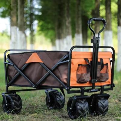 China Collapsible Outdoor Wagon for Easy Storage and Transport Dimension L x W x H 86*46*85 for sale