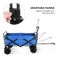 China Collapsible Outdoor Wagon for Easy Storage and Transport Dimension L x W x H 86*46*85 for sale